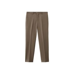 Mango Man Pleated Pants 'Turin' male Brown size 46