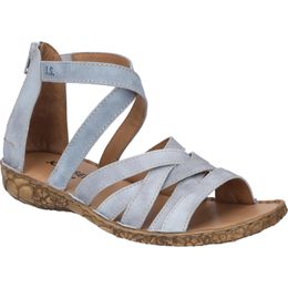 Josef Seibel Damen Sandale "Rosalie 53, skyblue", Gr. 37, blau, Obermaterial: 100% Rindsleder Leather cow., Schuhe
