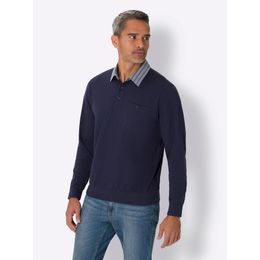 CLASSIC Herren Poloshirt "Poloshirt", blau, Gr. 52, unifarben, 100% Baumwolle, Kragen:100% Baumwolle, Shirts