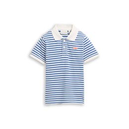 Tom Tailor Poloshirt Jungen Gr&ouml;&szlig;e 116 hellblau / wei&szlig;