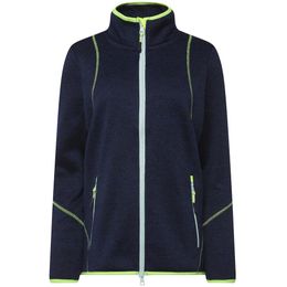 Lauras&oslash;n Zip-Up Hoodie female Blue size 3XL