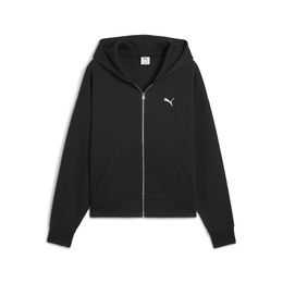 Puma Athletic Zip-Up Hoodie 'Essentials' male Black size L