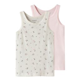 name it Undershirt girl Grey, Pink size 104