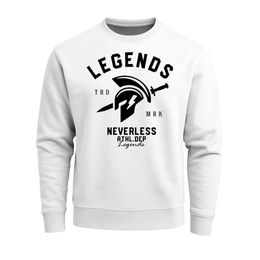 Neverless Sweatshirt 'Legends' male White size 4XL