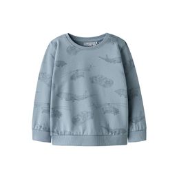 name it Sweatshirt 'NMMVARON' Jungen Gr&ouml;&szlig;e 86 navy / hellblau