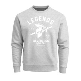 Neverless Sweatshirt 'Legends' male Grey size 5XL