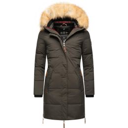 Navahoo Damen Wintermantel "Halina", grau, Gr. XL, Oberstoff: 100% Polyester. Futter: 100% Polyester. Wattierung: 100% Polyester. &Auml;rmelfutter: 100%