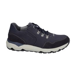 Josef Seibel Herren Sneaker "Jeremiah 06, indigo-kombi", Gr. 42, blau, Obermaterial: 100% Rindsleder Leather cow., Schuhe