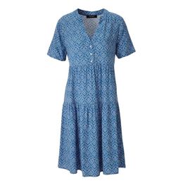 Aniston Casual Summer Dress female Blue size 36