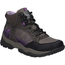 Josef Seibel Damen Stiefelette "Philippa 55, granit-multi", Gr. 38, grau, Obermaterial: 80% Rindsleder Leather cow. 20% Textilmaterial TEXMAT., Schuhe