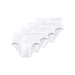 Schiesser Panty 'Cotton Essentials Feinripp' male White size M