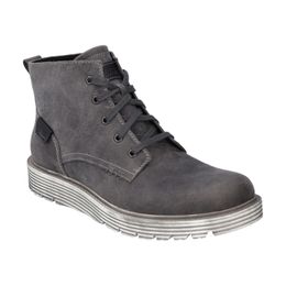 Josef Seibel Herren Stiefelette "Cooper 04, asphalt-kombi", Gr. 46, grau, Obermaterial: 100% Rindsleder Leather cow., Schuhe