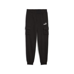 Puma Cargohose 'Essentials No. 1' Jungen Gr&ouml;&szlig;e 128 schwarz / wei&szlig;