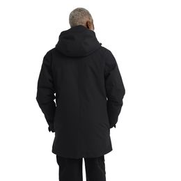 Jack Wolfskin Herren Funktionsparka "CANYON SHIELD PARKA M", schwarz, Gr. XXXL, Obermaterial: 100% Polyamid. Futter: 100% Polyester. Wattierung: 100%