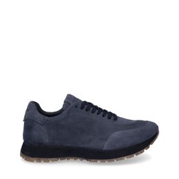 Josef Seibel Herren Sneaker "Adrian 01, jeans", Gr. 44, blau, Obermaterial: 100% Rindsleder Leather cow., Schuhe