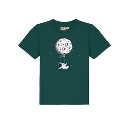 Watabout.kids Shirt 'Funny Spaceman' girl Green size 152/158