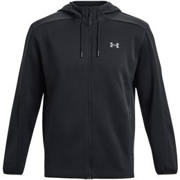 Under Armour Athletic Zip-Up Hoodie 'Essential' male Black size XXXL