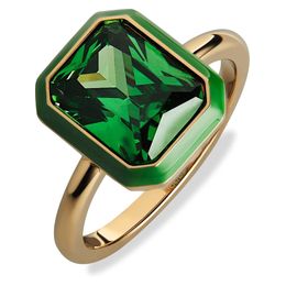 Esprit Ring female Gold, Green size 58