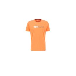 Alpha Industries Shirt 'Alpha Label PP' male Orange size S
