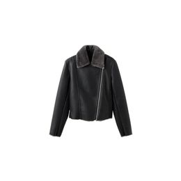 Mango Between-Season Jacket 'Cadi' female Black size XXS