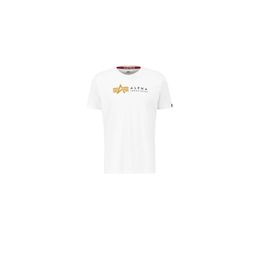 Alpha Industries Shirt 'Alpha Label PP' male White size XL