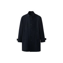 Mango Man Between-Seasons Coat 'Funnel' male Blue size XS