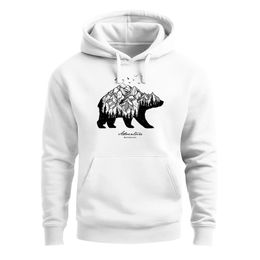 Neverless Sweatshirt 'Mountain Bear' male White size 3 XL