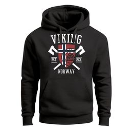 Neverless Sweatshirt 'Viking' male Black size 4XL