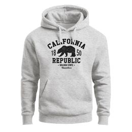 Neverless Sweatshirt 'California Republic' male Grey size XL