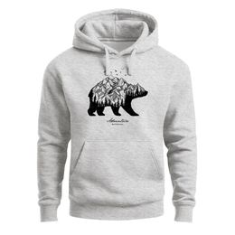 Neverless Sweatshirt 'Mountain Bear' male Grey size M