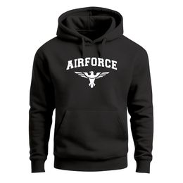 Neverless Sweatshirt 'Airforce' Herren Gr&ouml;&szlig;e S schwarz