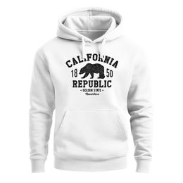 Neverless Sweatshirt 'California Republic' male White size S