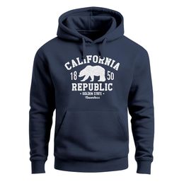 Neverless Sweatshirt 'California Republic' male Blue size 3 XL