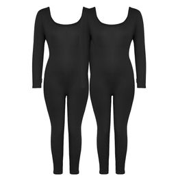 Meetwee Athletic Bodysuit 'Base Layer' female Black size 3XL