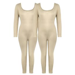 MEETWEE Sportbody 'Base Layer' Damen Gr&ouml;&szlig;e XL beige