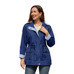 YOUTHUP Between-Season Jacket female Blue size XL