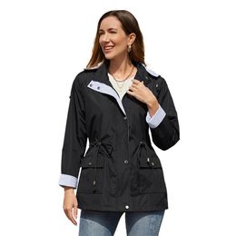 YOUTHUP Between-Season Jacket female Black size L