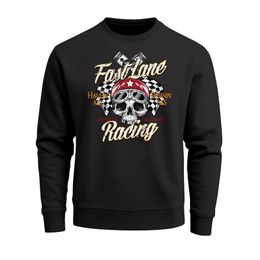 Neverless Sweatshirt 'Racing Skull' male Black size 3 XL