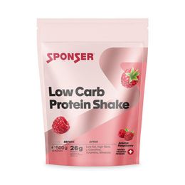 Sponser Low Carb Protein Shake - Raspberry (500g) Ern&auml;hrung Unisex