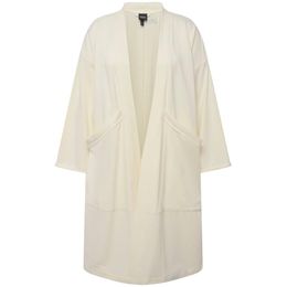 Ulla Popken Short Bathrobe female White size 46-48