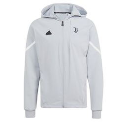adidas Sportswear Athletic Zip-Up Hoodie 'Juventus Designed for Gameday' male Grey size S