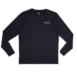 Saysky Reflective Logo Pace Long Sleeve Bekleidung Herren schwarz