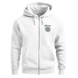 Neverless Zip-Up Hoodie 'Maui' male White size S