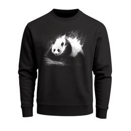 Neverless Sweatshirt 'Panda Splash' male Black size 3 XL