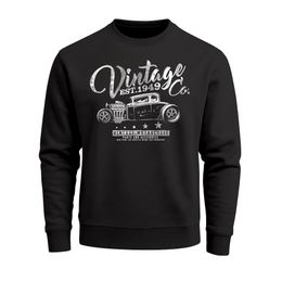 Neverless Sweatshirt 'Vintage Car' male Black size 5XL