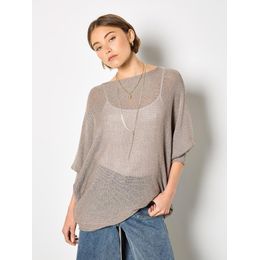 Apricot Pullover Damen Gr&ouml;&szlig;e S/M taupe