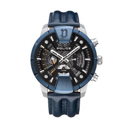 Police Analog Watch 'Huntley' male Blue size One Size
