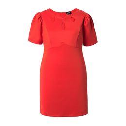 Ulla Popken Kleid Damen Gr&ouml;&szlig;e 56 hellrot Winterkleid