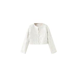 Mango Kids Jacke 'Lucie' M&auml;dchen Gr&ouml;&szlig;e 164 wei&szlig; / offwhite