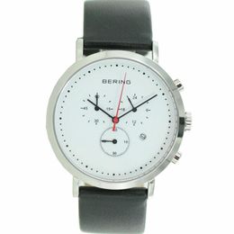 Bering Uhr Herren Gr&ouml;&szlig;e One Size rot / schwarz / silber / wei&szlig;